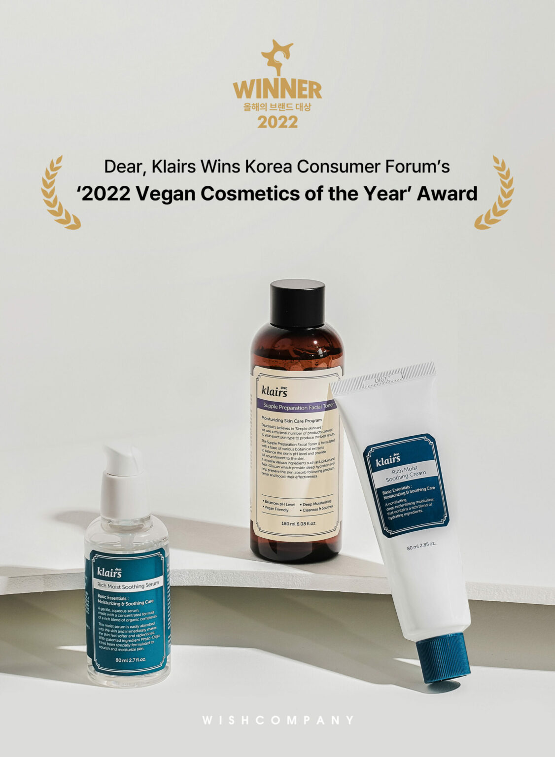 Dear, Klairs, a Representative Skincare Brand Receives the Grand Prize ...